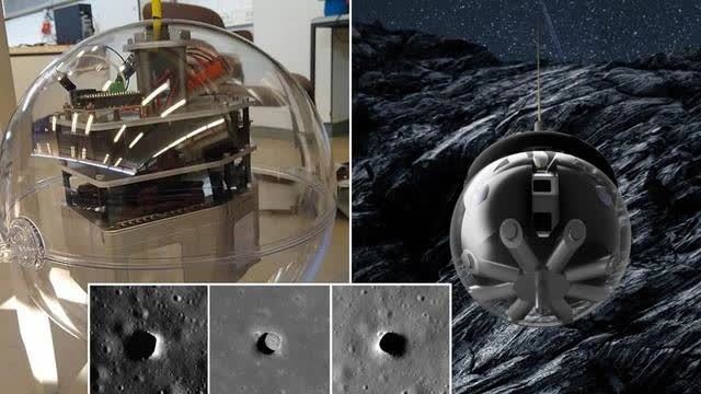 មនុស្សយន្តរាងមូល អាចរុករក បំពង់ខ្យល់លើភពព្រះចន្ទ ដើម្បីរកទឹក ...