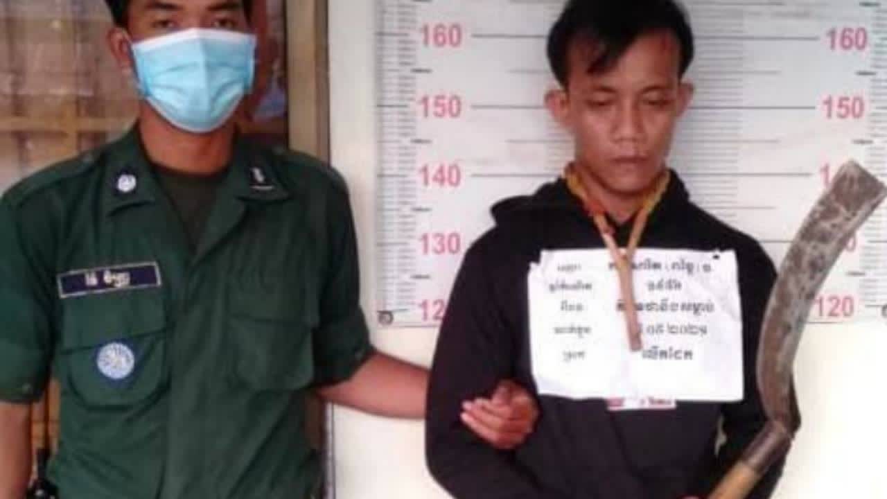 សមត្ថកិច្ចឃាត់ខ្លួនជនសង្ស័យម្នាក់គំរាមថានឹងសម្លាប់ពលរដ្ឋ២នាក់ - TNAOT